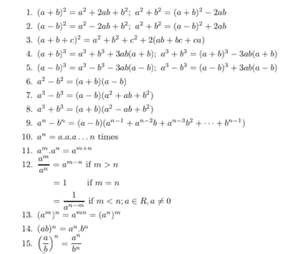damir-filip: Matematičke formule: Algebarski izrazi, Potencije ...