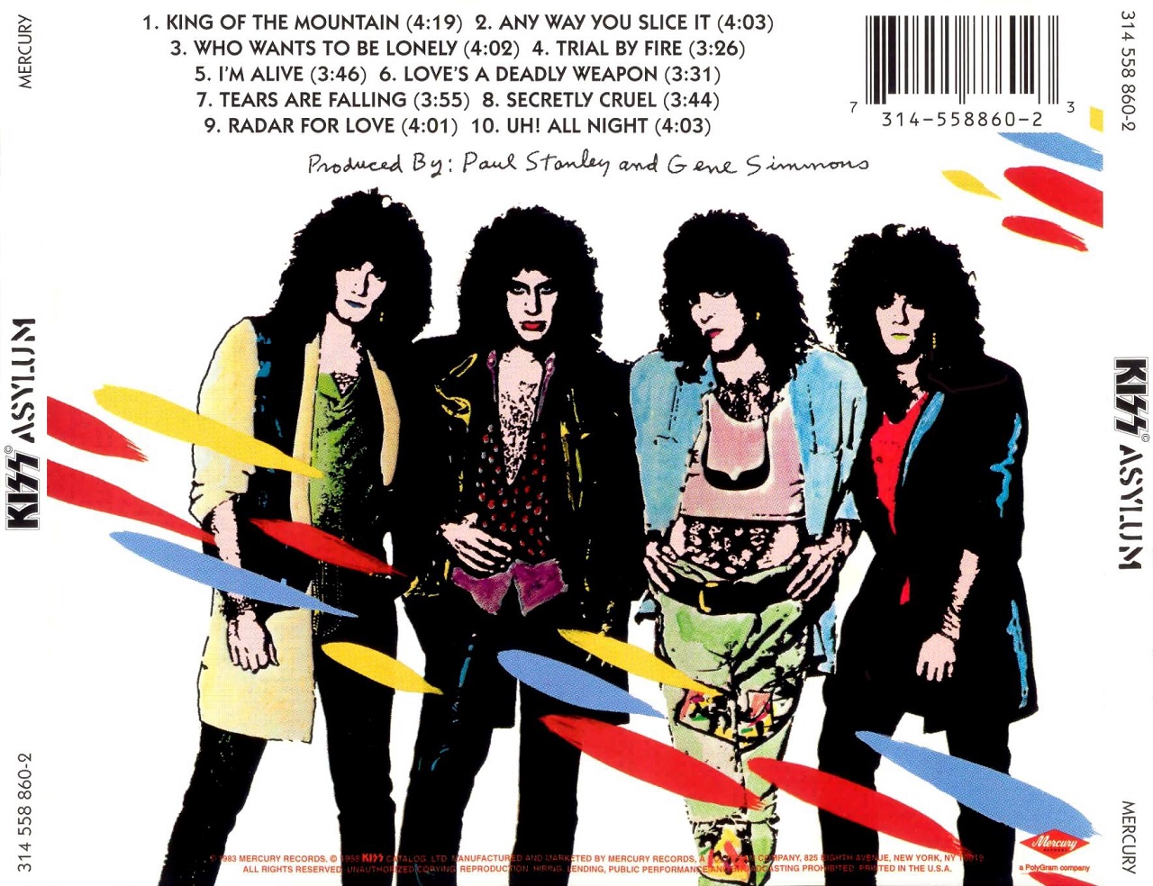 Cries from the Quiet World: Kiss "Asylum"