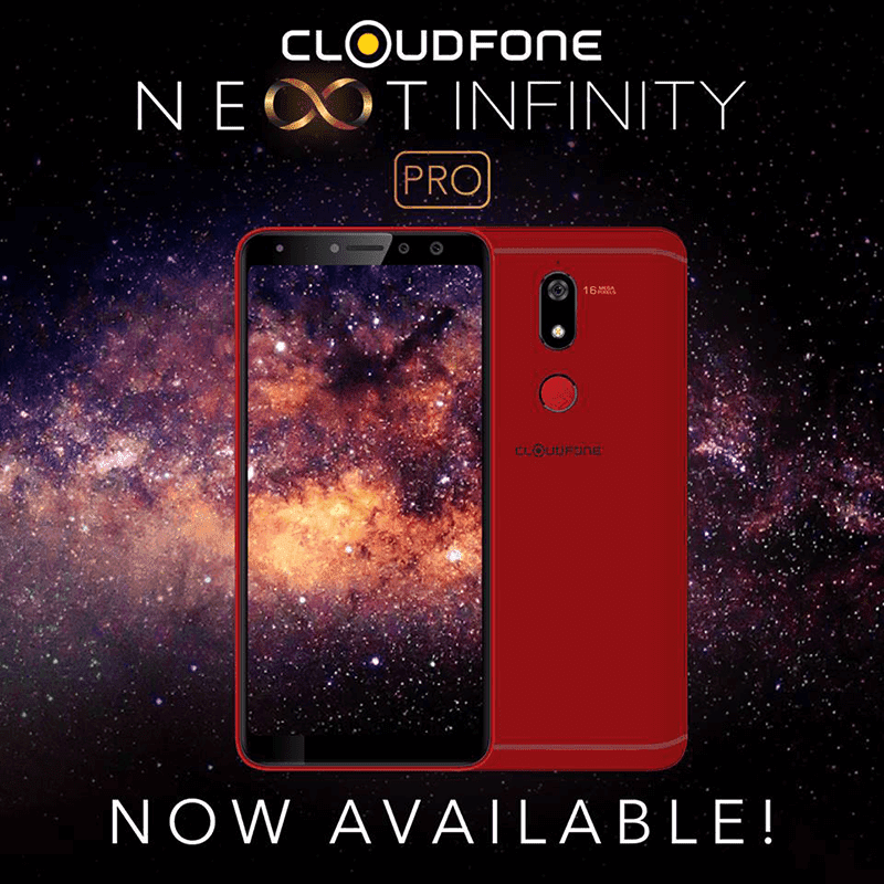 Cloudfone claimed that the Next Infinity Pro in Red is an "Awesome ...