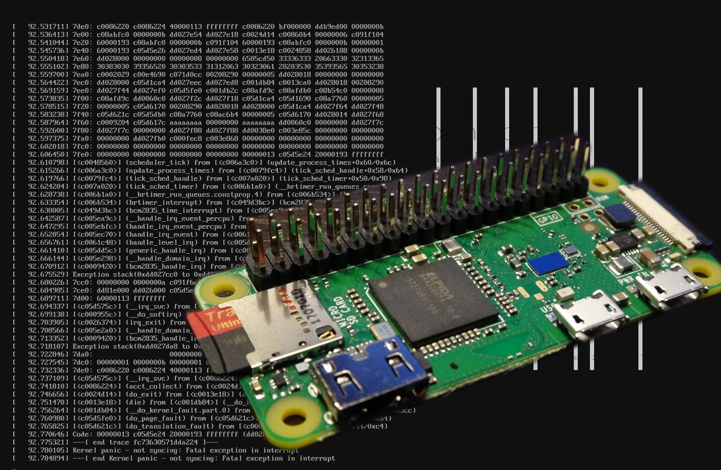 Raspberry Pi Zero WHがkernel panicで落ちる