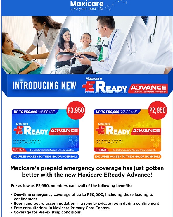 Manila Girl: Emergency Health Card: Maxicare EReady Advance