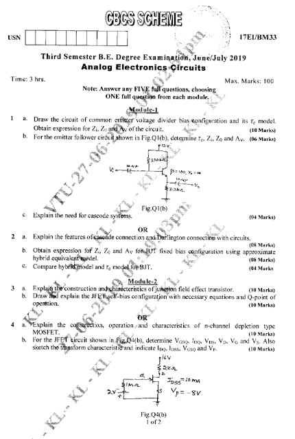 Visvesvaraya Technological University B.E. (CBCS) Third Semester 17BM33 ...