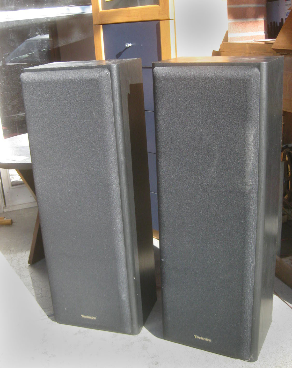 UHURU FURNITURE & COLLECTIBLES: SOLD - Technics SB-A34 Speakers - $50