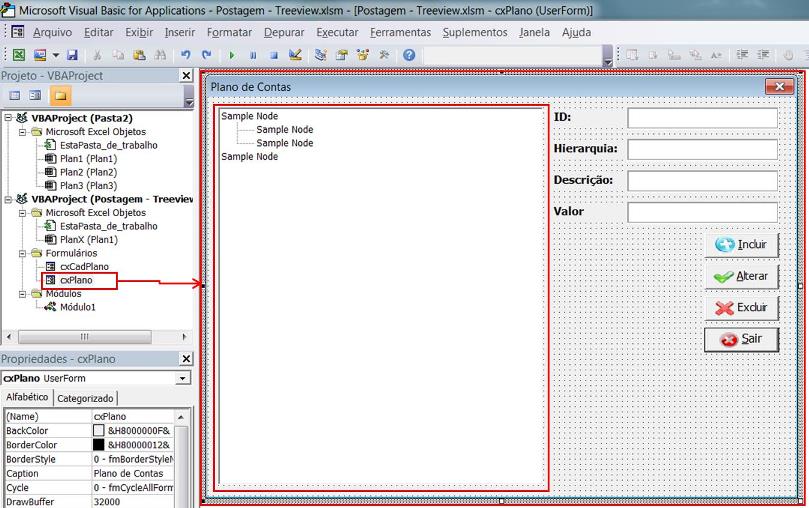 Excel E Vba Utilizando Objeto Treeview Parte Ii Excelmax Soluções 9190