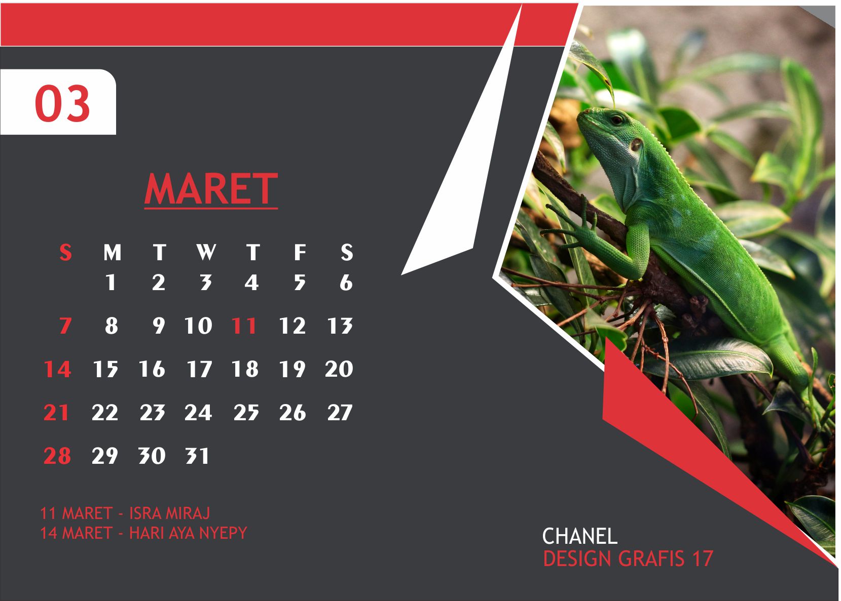 Desain Kalender Duduk 2021 Black Siap CETAK (Free CDR) - TUTORiduan.com