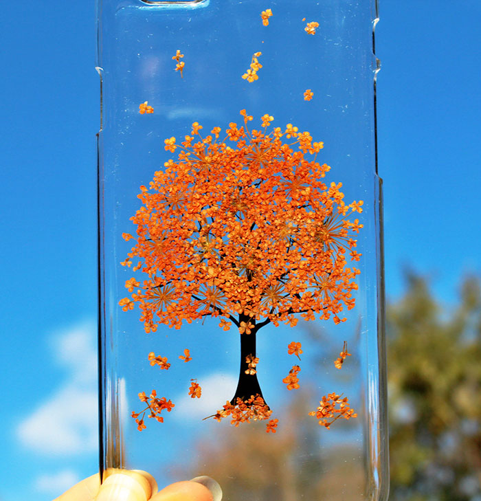 14 Case Handphone Bunga Asli Untuk Menyambut Musim Semi