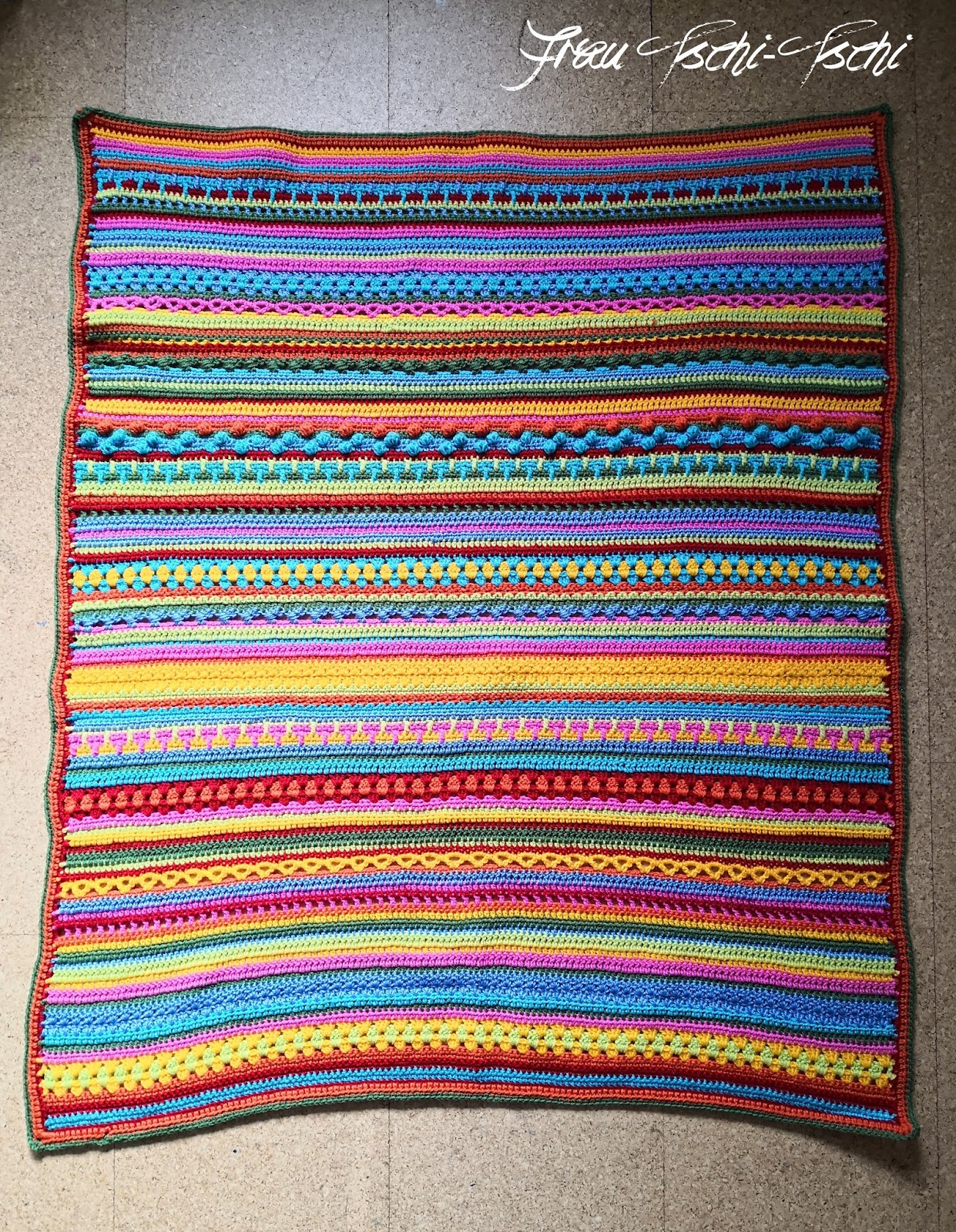 Frau Tschi-Tschi: Crochet along #wirbleibenzuhause - die Decke ist ...