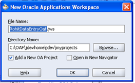 Oracle Application's Blog: How to Create oaf Page in Oracle Apps
