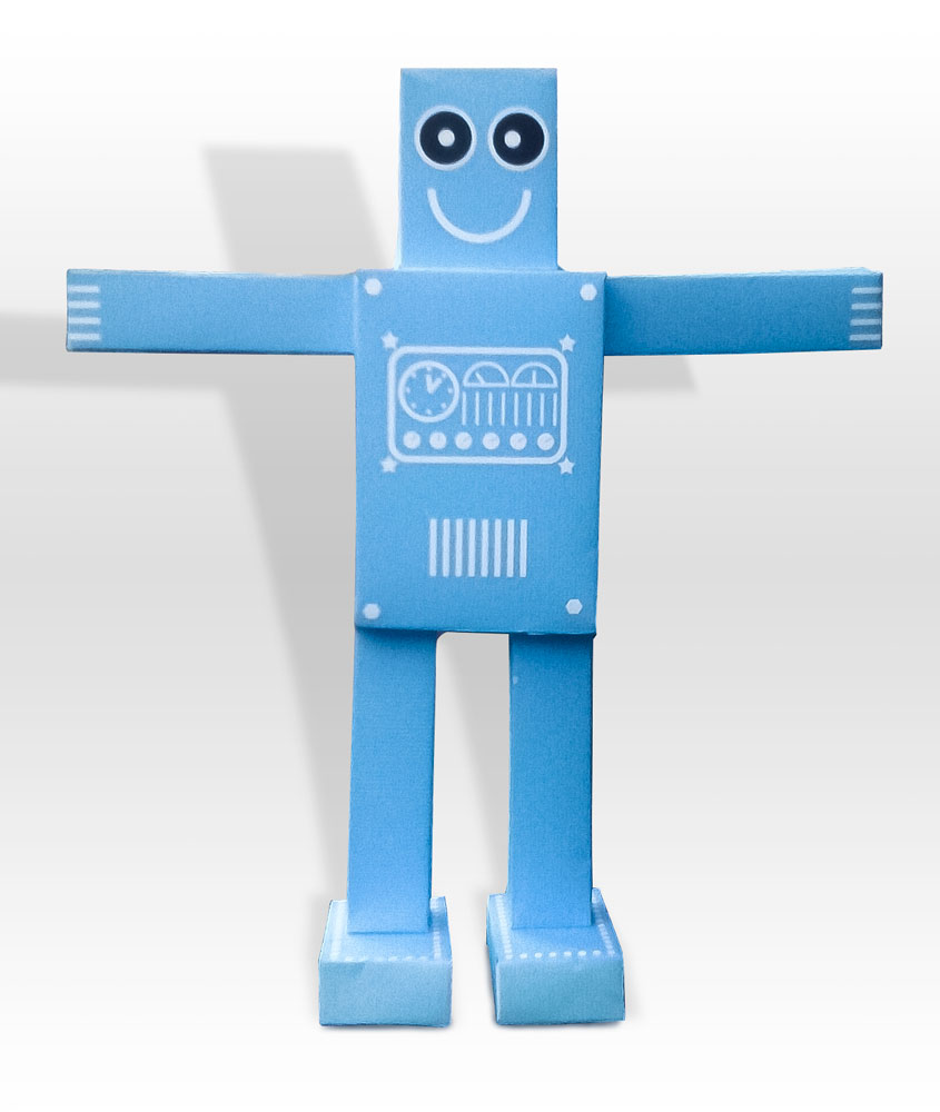 dadartdesign: V1 - The papercraft Robot V 1.0