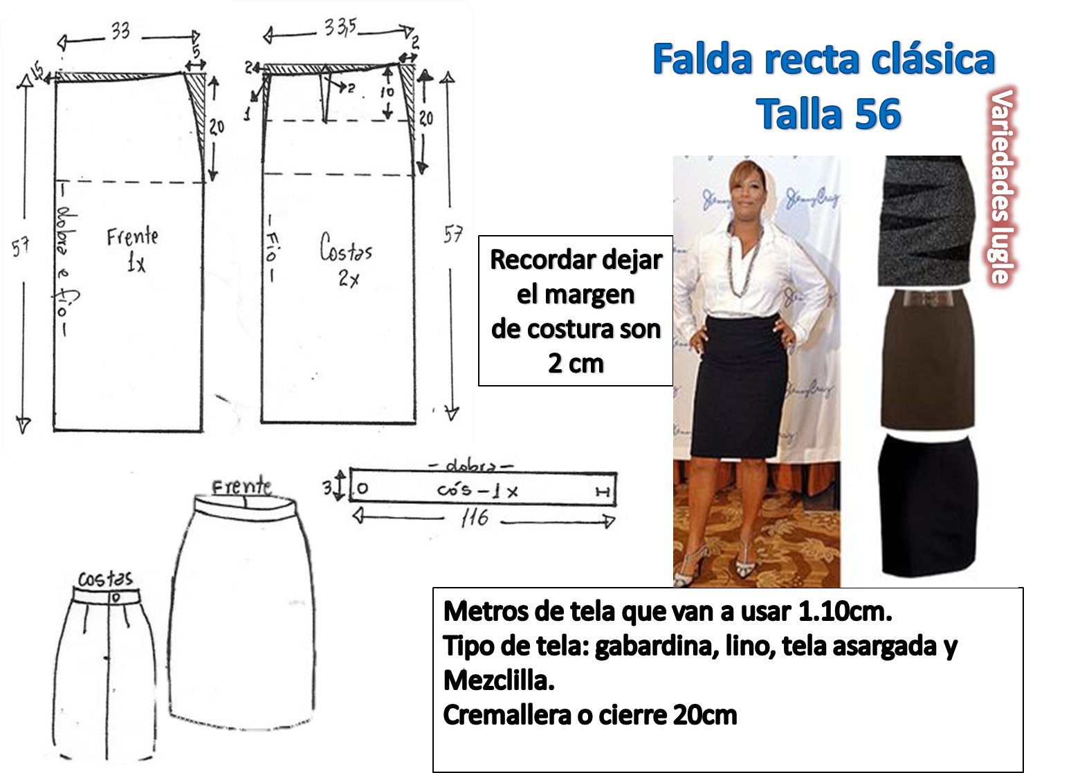 PATRONES GRATIS TALLAS GRANDES