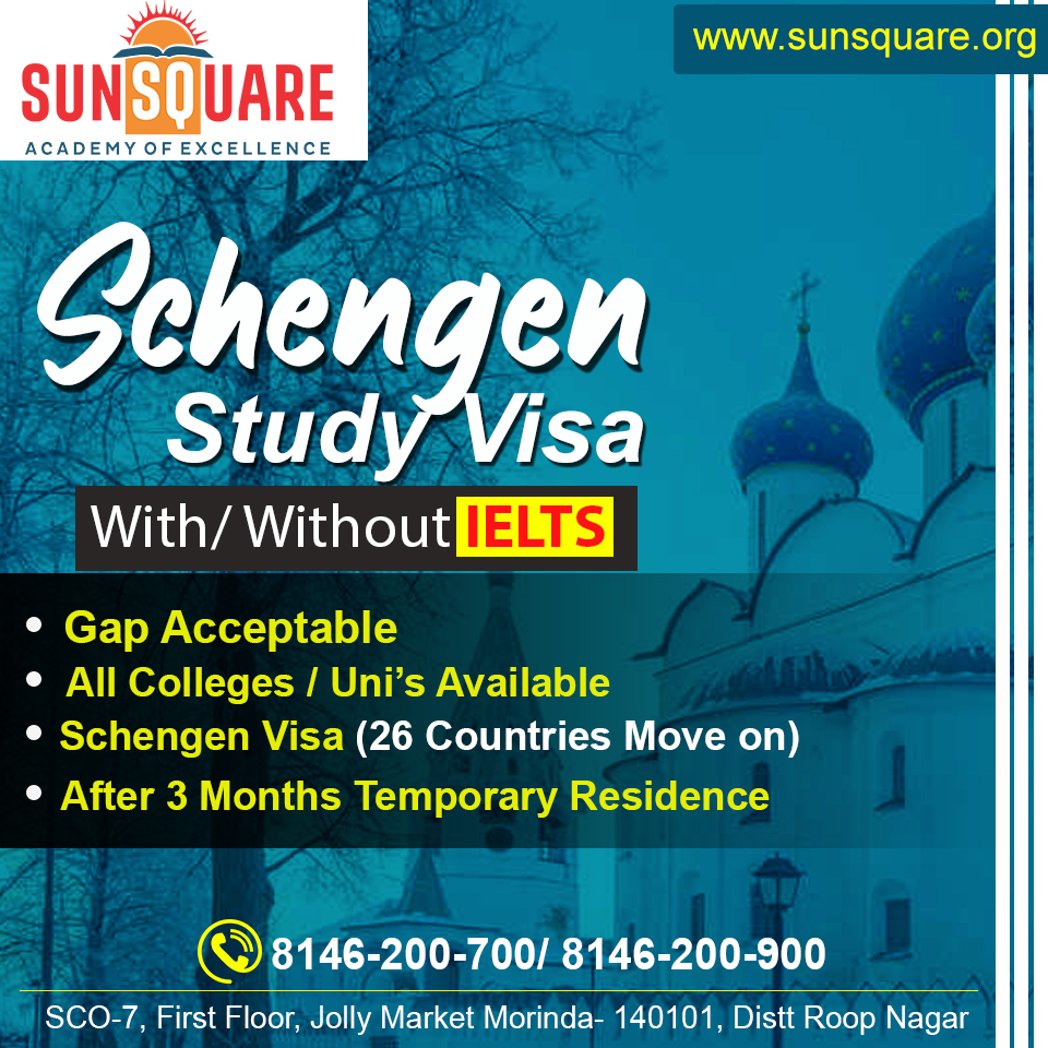 Apply for Study Visa for Schengen | Requirements for Schengen Study Visa