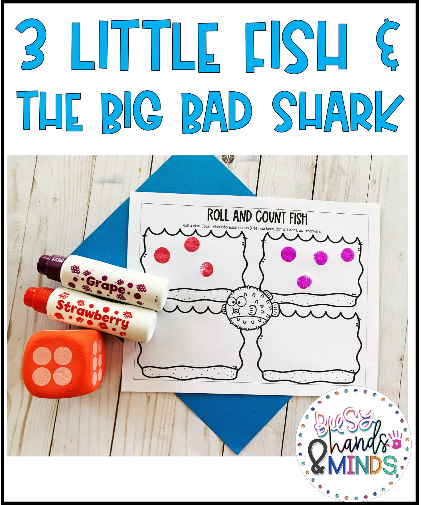 The Three Little Fish and the Big Bad Shark | Busy Hands and Minds