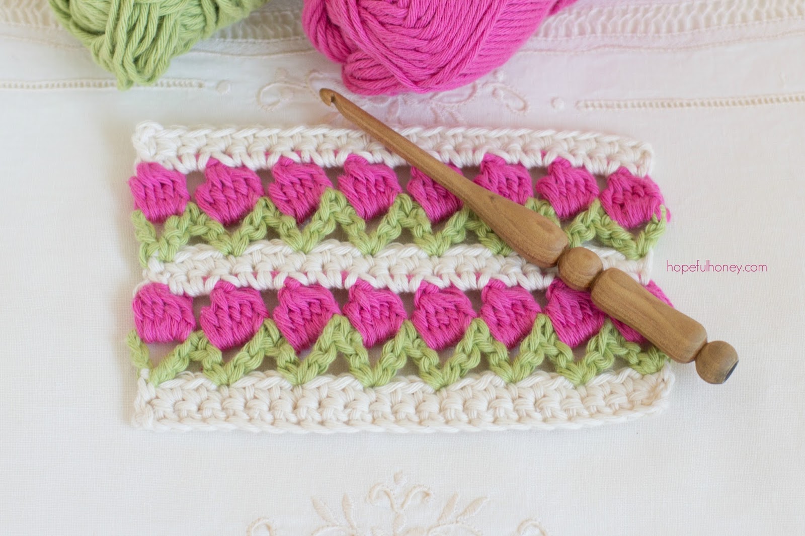 How To: Crochet The Tulip Stitch - Easy Tutorial - Hopeful Honey