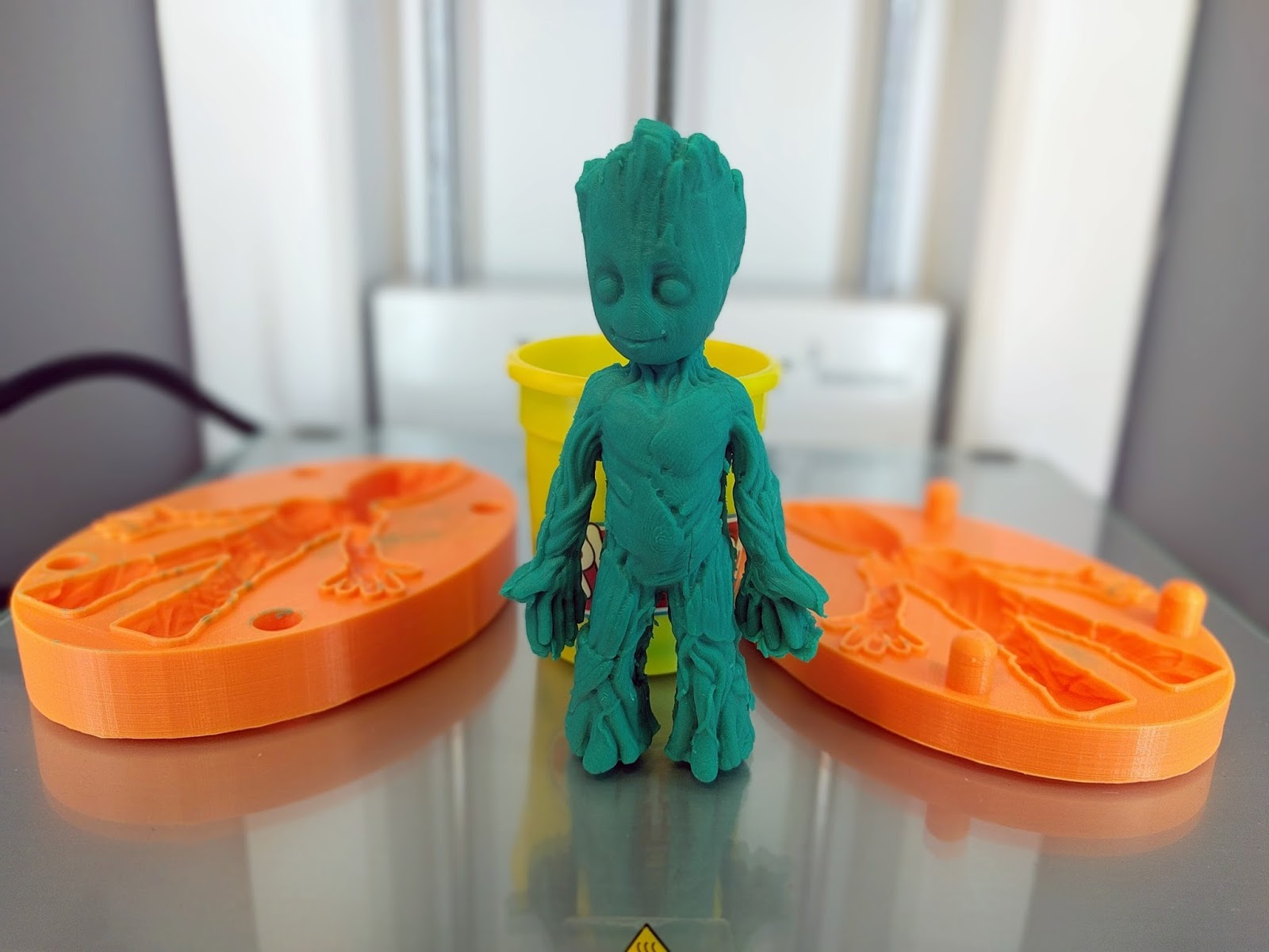 Baby Groot two part 3d printed mold