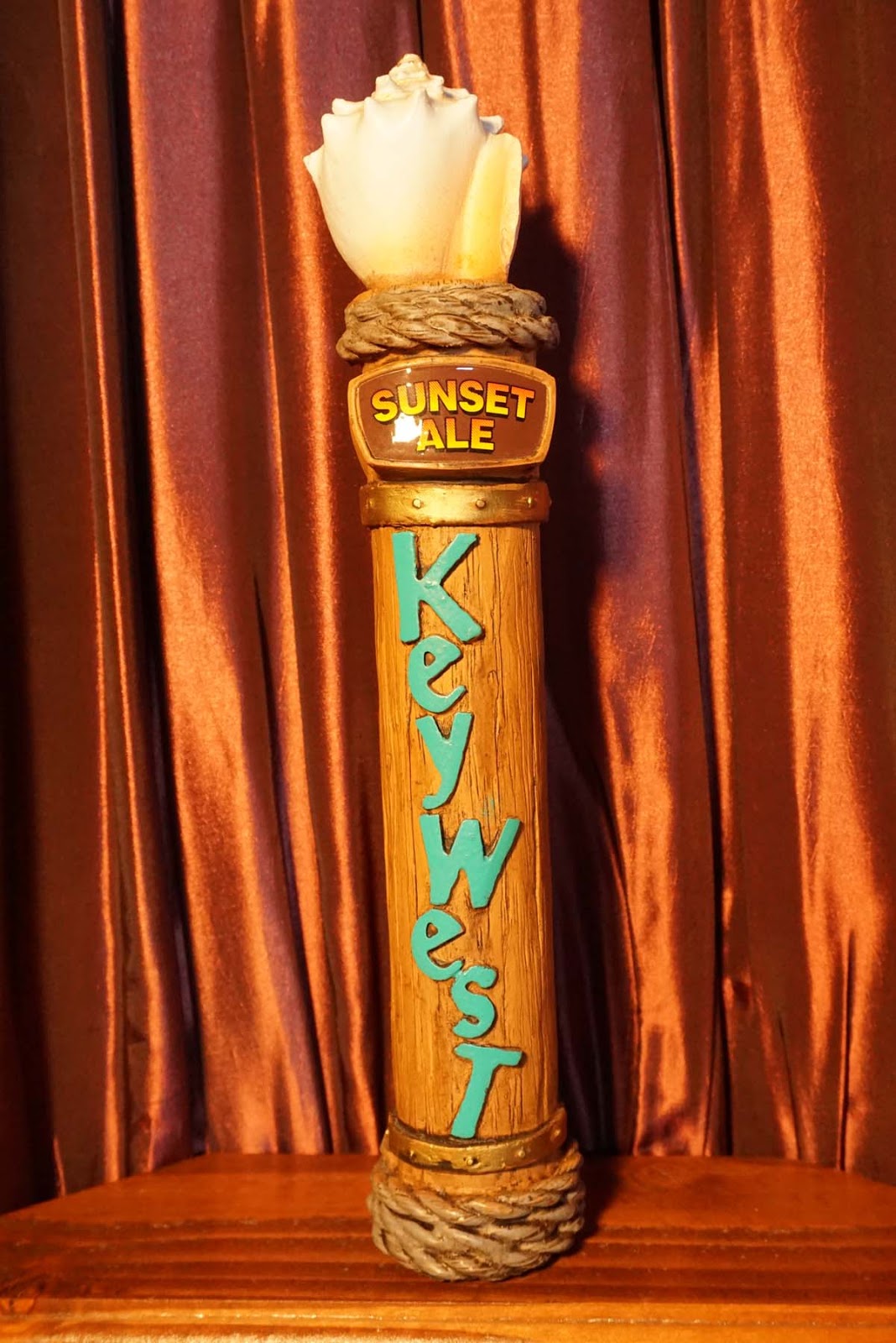 Tap Handle #691: Florida Beer Company - Key West Sunset Ale