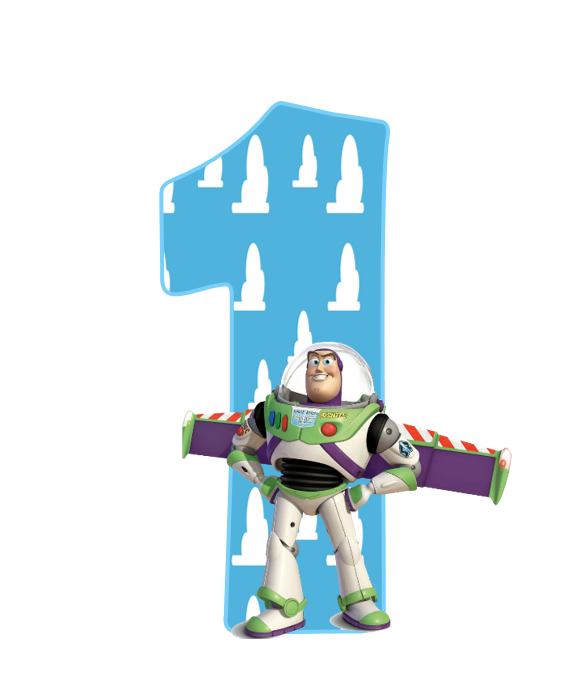 Kits imprimibles gratis : Abecedario y números Buzz Lightyear
