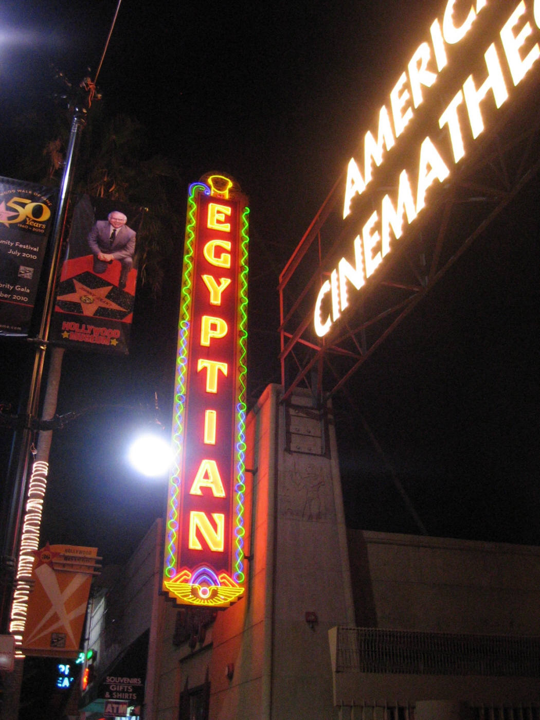 Los Angeles Theatres: Egyptian Theatre: Hollywood Blvd. views 1955 to ...