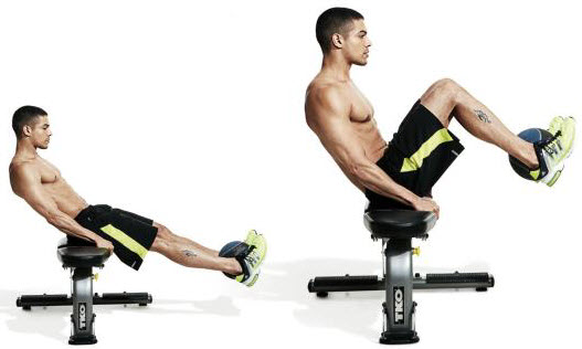 Seated Leg Pull Ins
