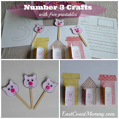 East Coast Mommy: Number Crafts and Activities (1-10)... including free ...