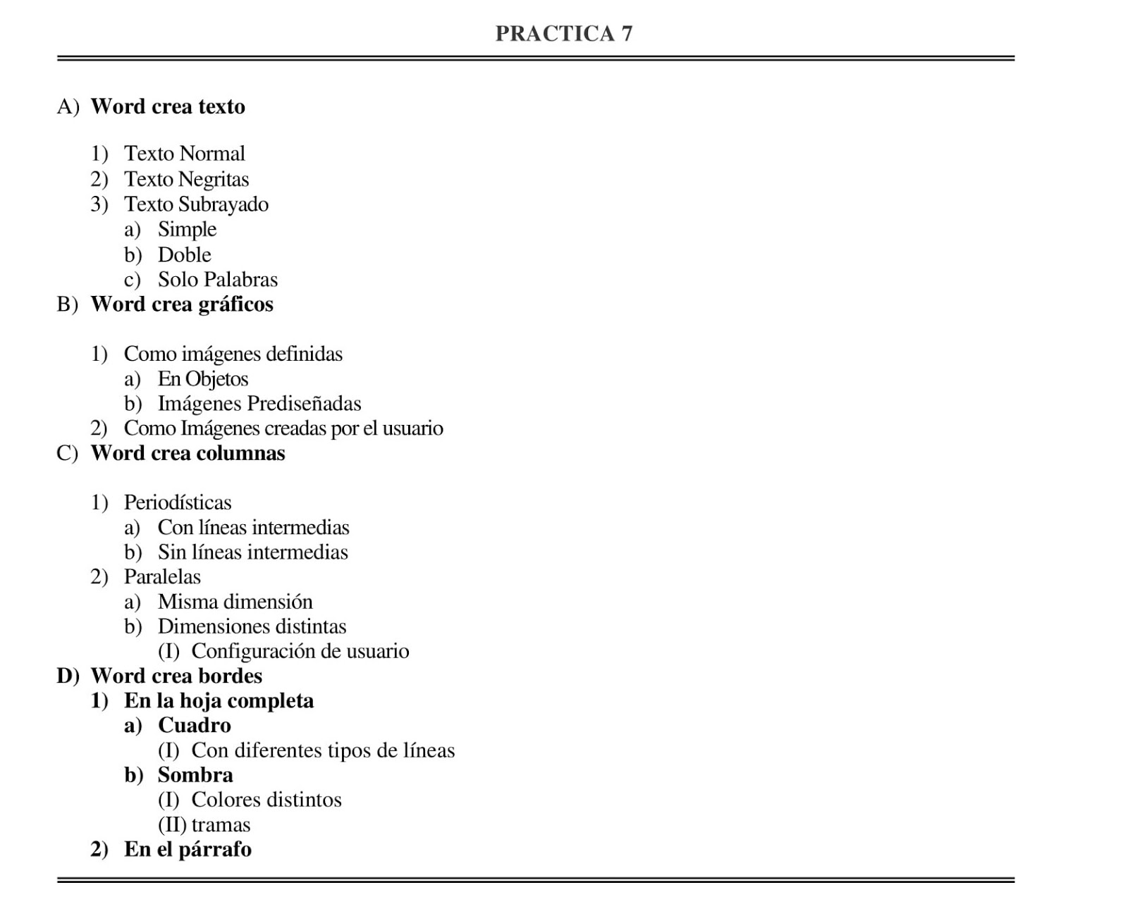 PROFESORES E INFORMACIÓN: PRACTICAS DE WORD UN DESAFÍO PARA TUS ...