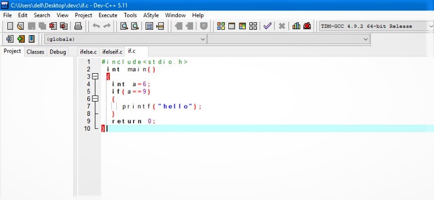 Conditional Statement If Statement If Else Statement If Else If Ladder C Programming