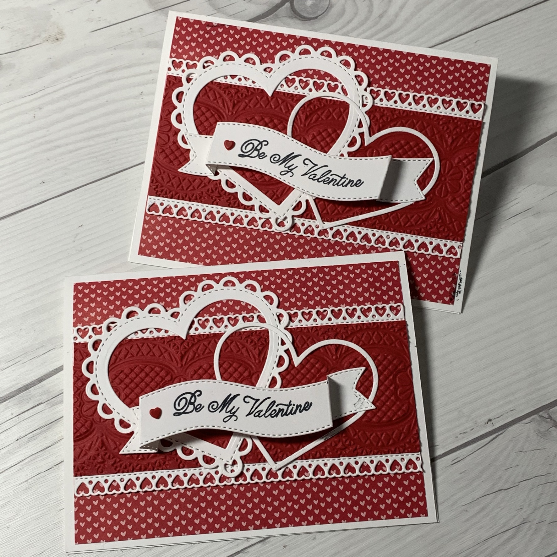 Create lovely Valentine's Day cards using the Always In My Heart Bundle ...