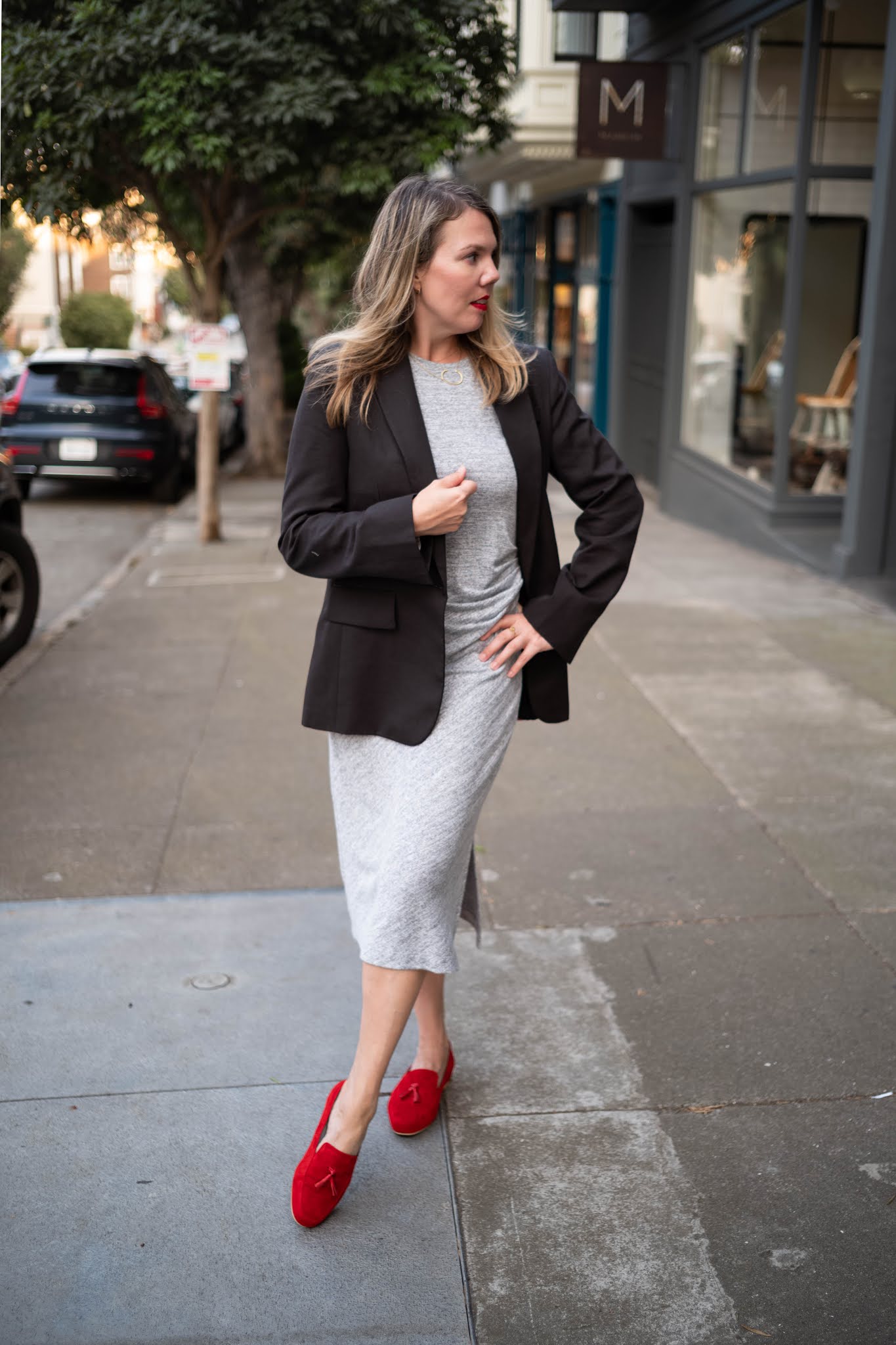 What to wear with red shoes - Cheryl Shops