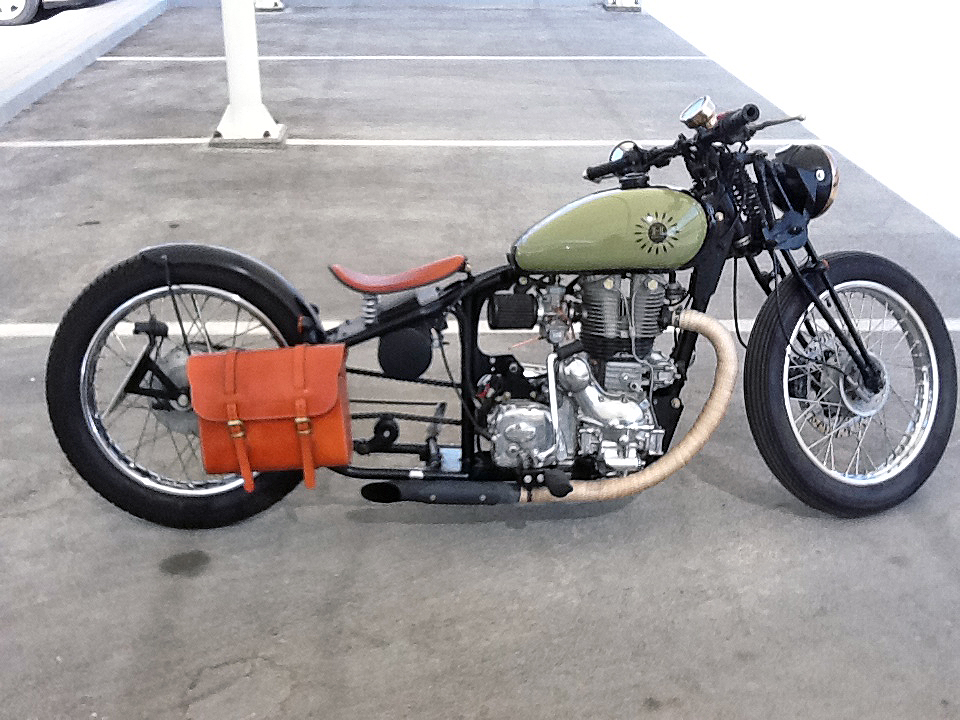 Custom Royal Enfield Bobber - way2speed