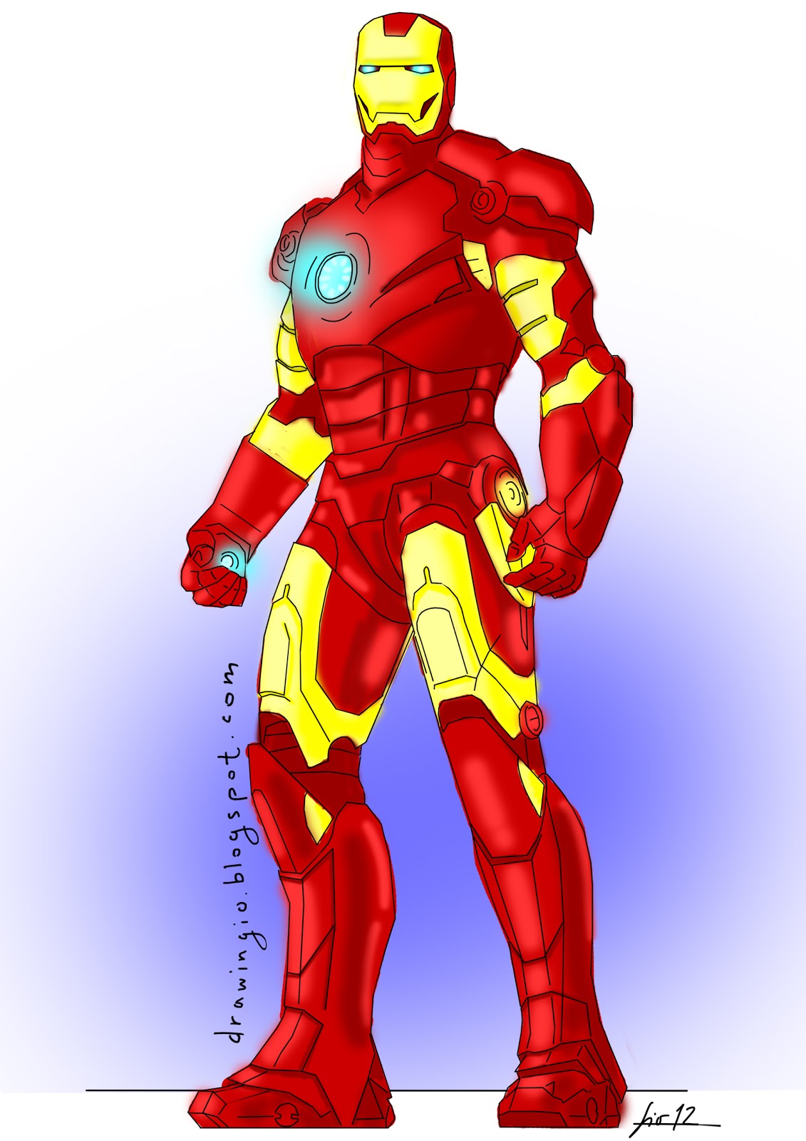 Drawingio Iron Man