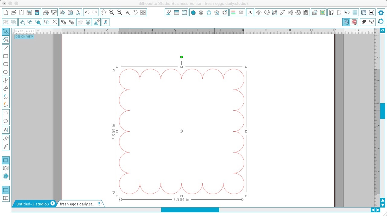 How to Make Scalloped Edge Designs in Silhouette Studio (Part 1 ...