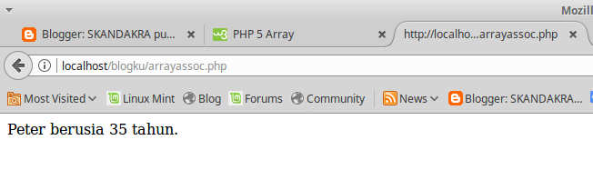 Array pada PHP ~ Teknologi Informasi