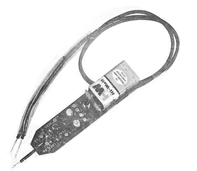 Rangkaian Transistor Tester Sederhana