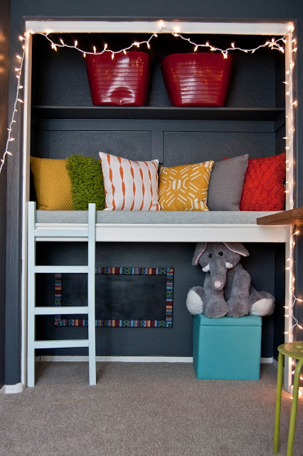 551 east : how to turn a closet into a floating fort/reading nook