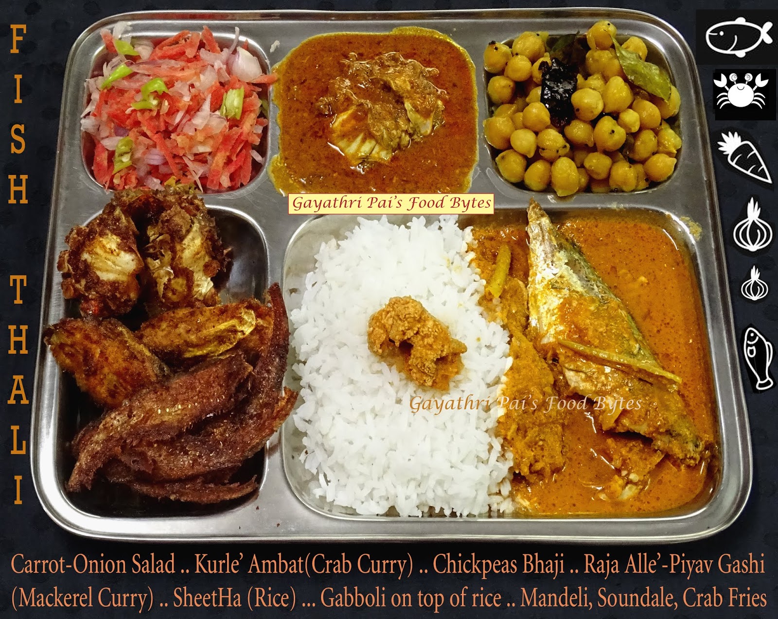 Gayathri Pai's Food Bytes: My Scrumptious Fish Thali 107.