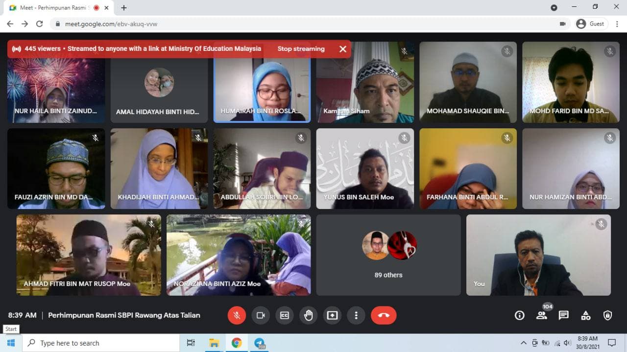 Perhimpunan Rasmi SBPI Rawang Atas Talian 2021