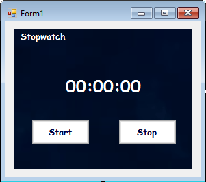 Catatan Anak Rantau Minang: Cara Membuat Aplikasi Stopwatch dengan Microsoft Visual Studio 2010
