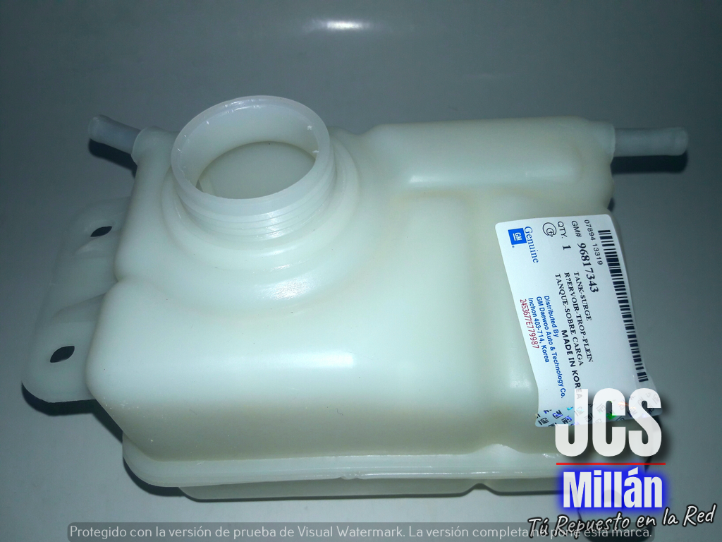 RESERVORIO DE AGUA RADIADOR S/TAPA AVEO 04-08 1.6