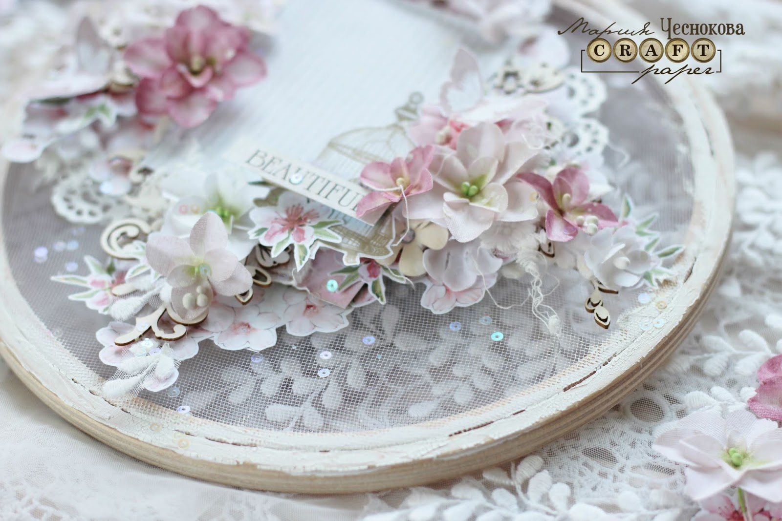 Воздушное панно на пяльцах от Марии Чесноковой ~ CraftPaper