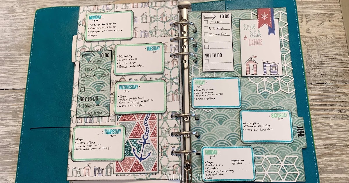 A Creative Journey: Planner Post - Planner Spread Week #3