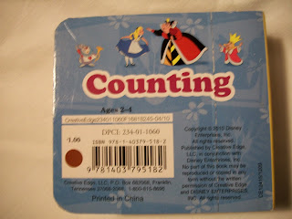 Collecting Wonderland: Disney Alice in Wonderland mini counting book
