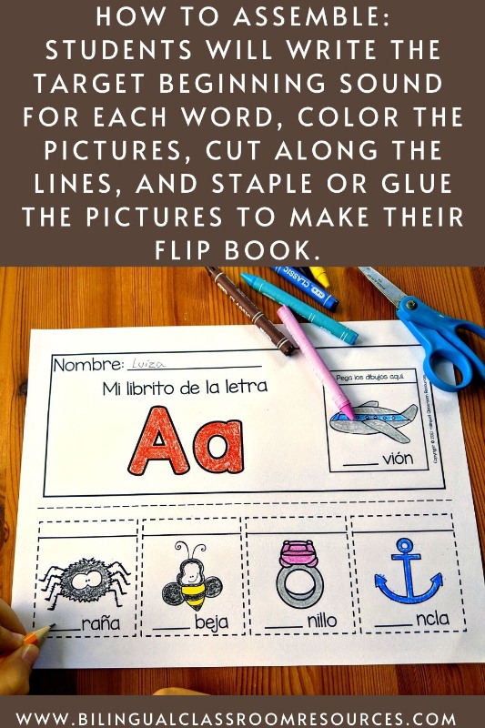 Try These Fun Spanish Alphabet Flip Books This School Year | Bilingual ...