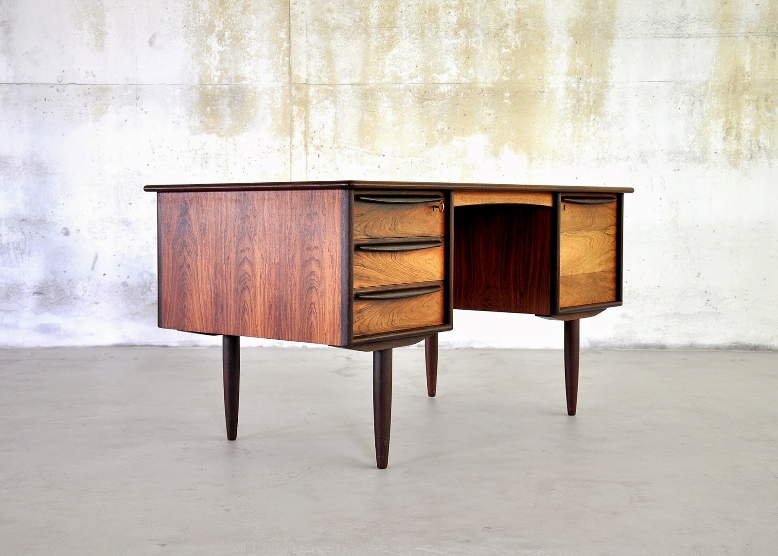 SELECT MODERN: Danish Modern Rosewood Desk
