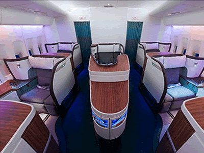 the business in the sky: New First Class