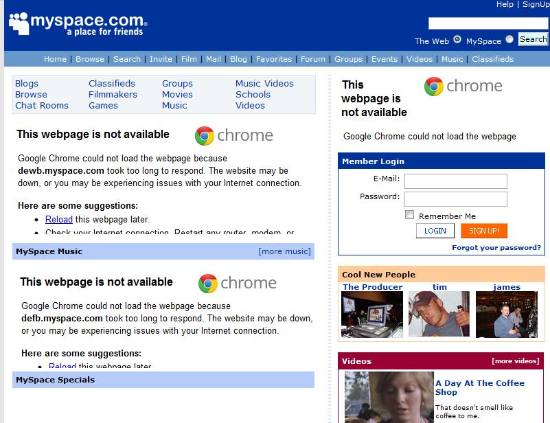 Pretty Princess: Myspace archives from wayback machine