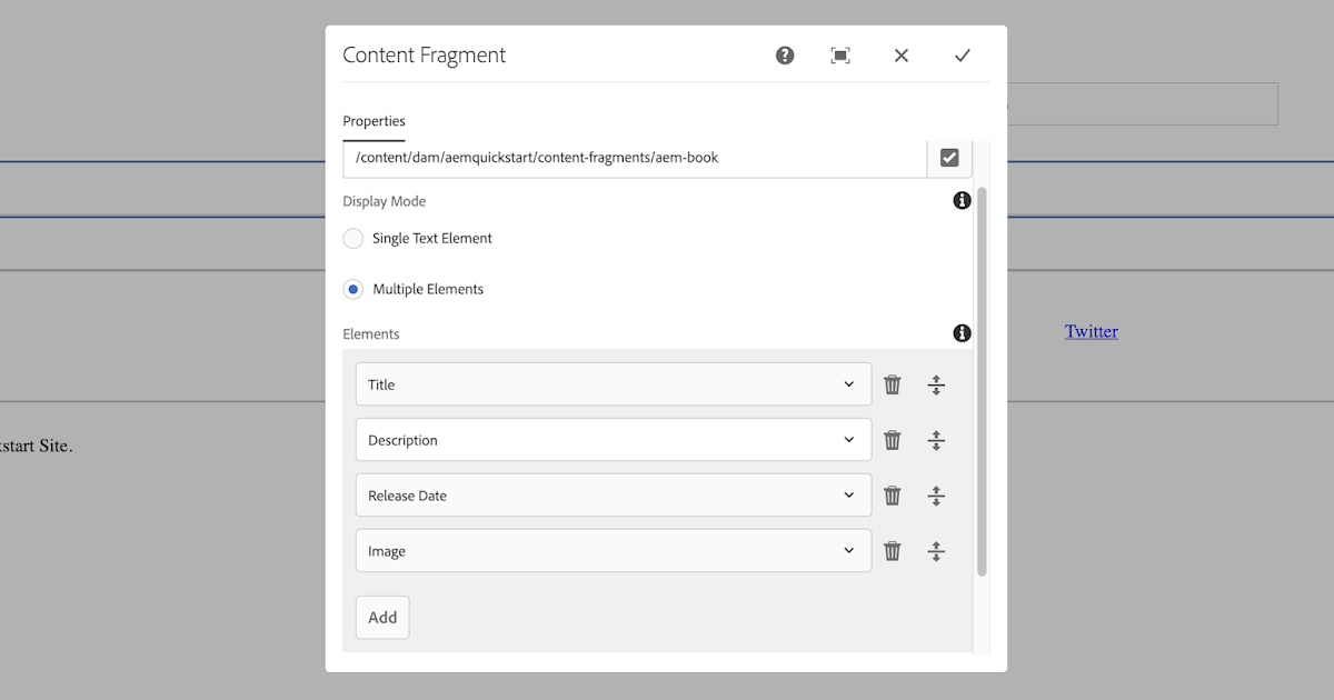 Fetch Content Fragment using AEM Core Components - AEM Tutorials for ...