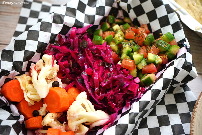 Israeli VEGAN street food at B'ivrit - Silver Lake - Vegas and Food