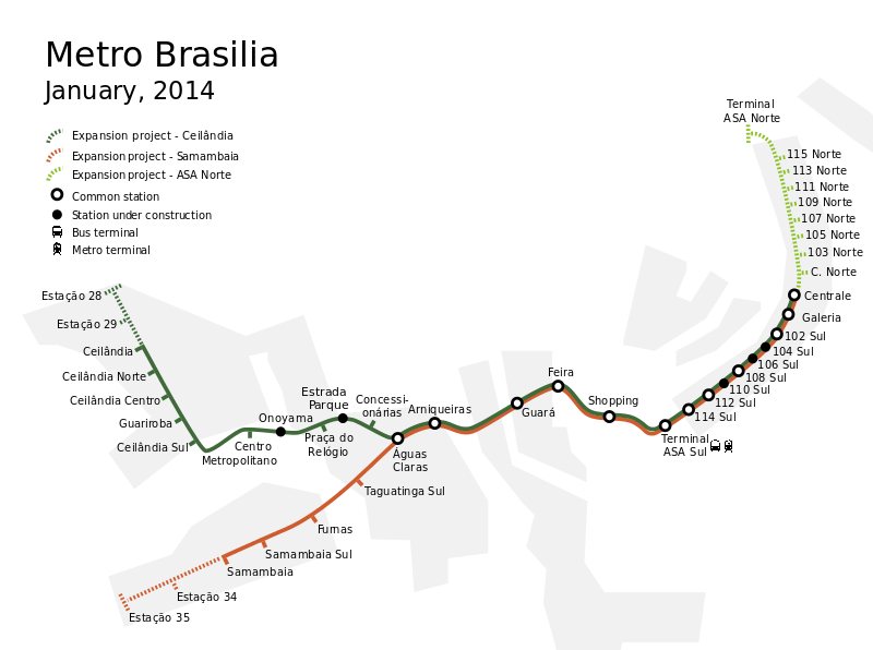 Supernova之家: 世界城市捷運與地下鐵系統-美洲篇III-巴西(City Metro & Subway Systems in ...