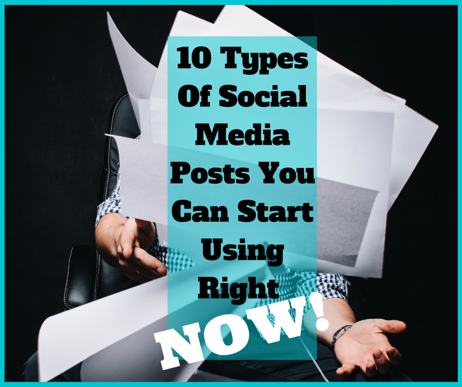 Bullet Point Branding: 10 Types Of Social Media Posts You Can Start ...
