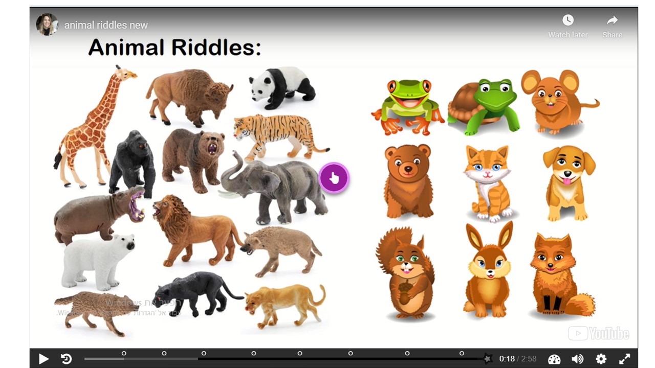 Fun Intereactive Video to Review Vocabulary about Animals and the Body ...