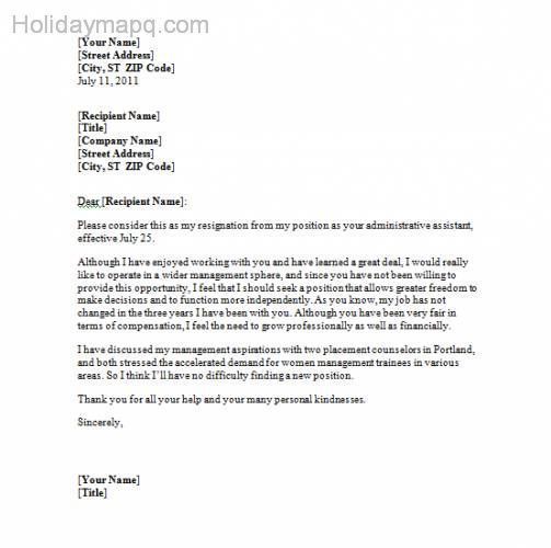 Letter Of Resignation Letter Template Resume Letter Letter Of Resignation Letter Template Resume Letter